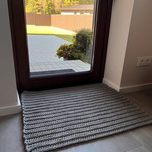 Crochet Rug Pattern: Easy Door Mat (PDF Pattern) - Etsy