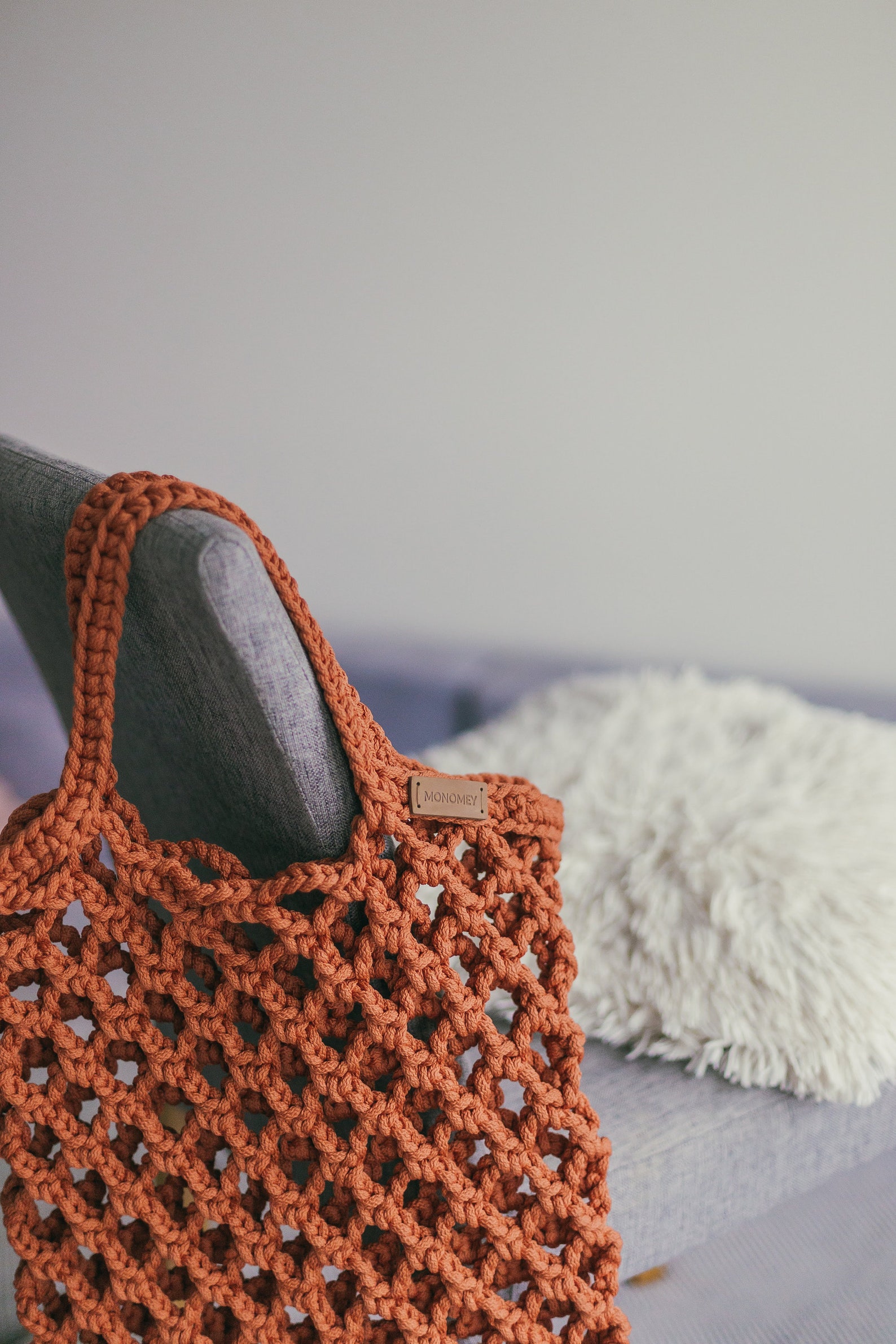 Crochet Tote Bag Kit: Beginner Macrame Cord Project (video Pattern) - Etsy
