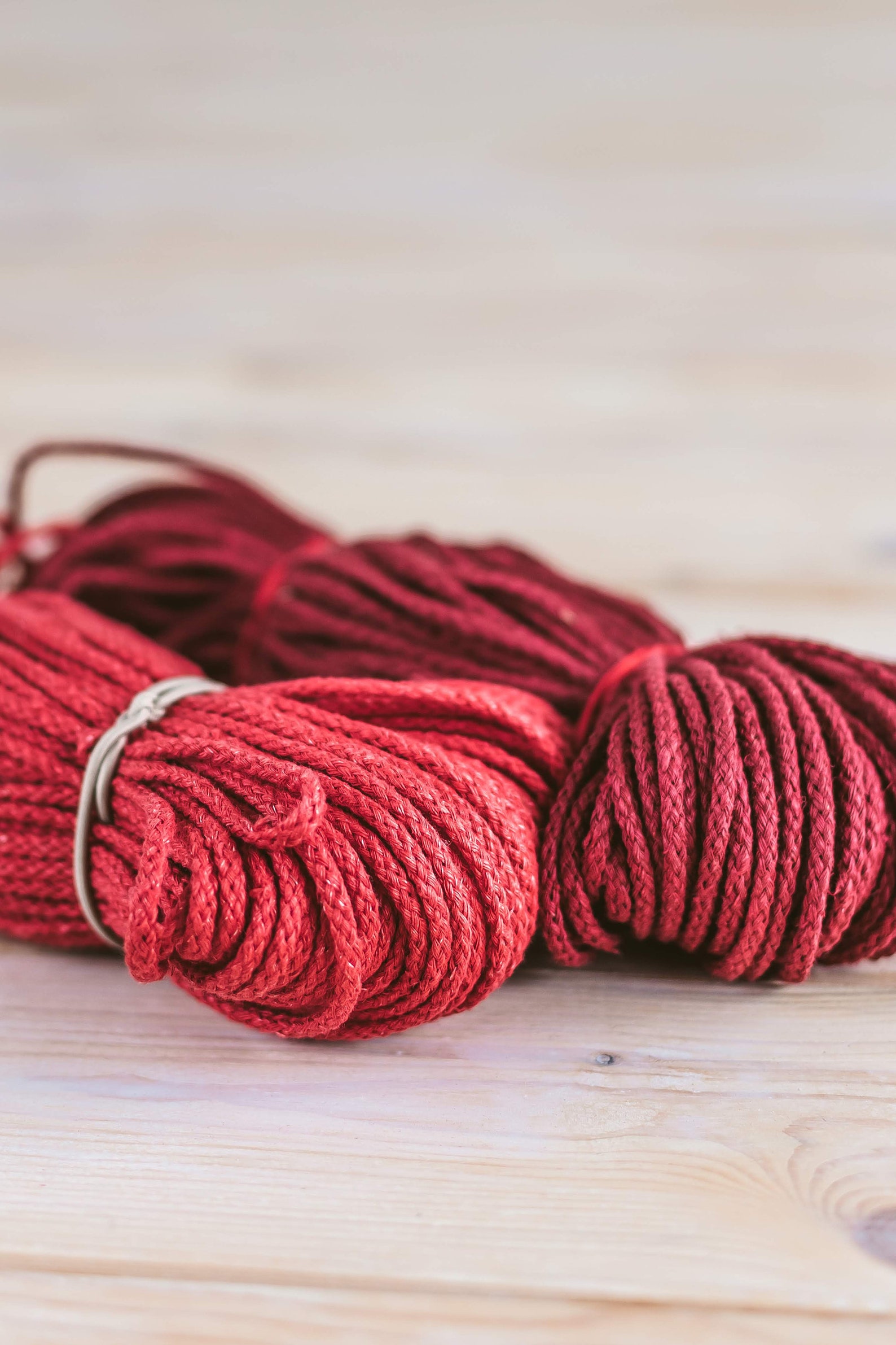Red Macrame Cord 5 Mm Red Rope Linen Yarn Linen Rope - Etsy