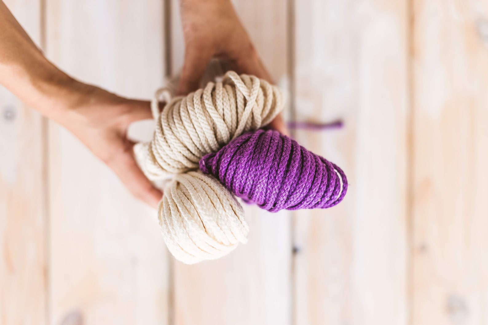 Natural Macrame Cord Linen Rope Braided Macrame Cord Linen | Etsy