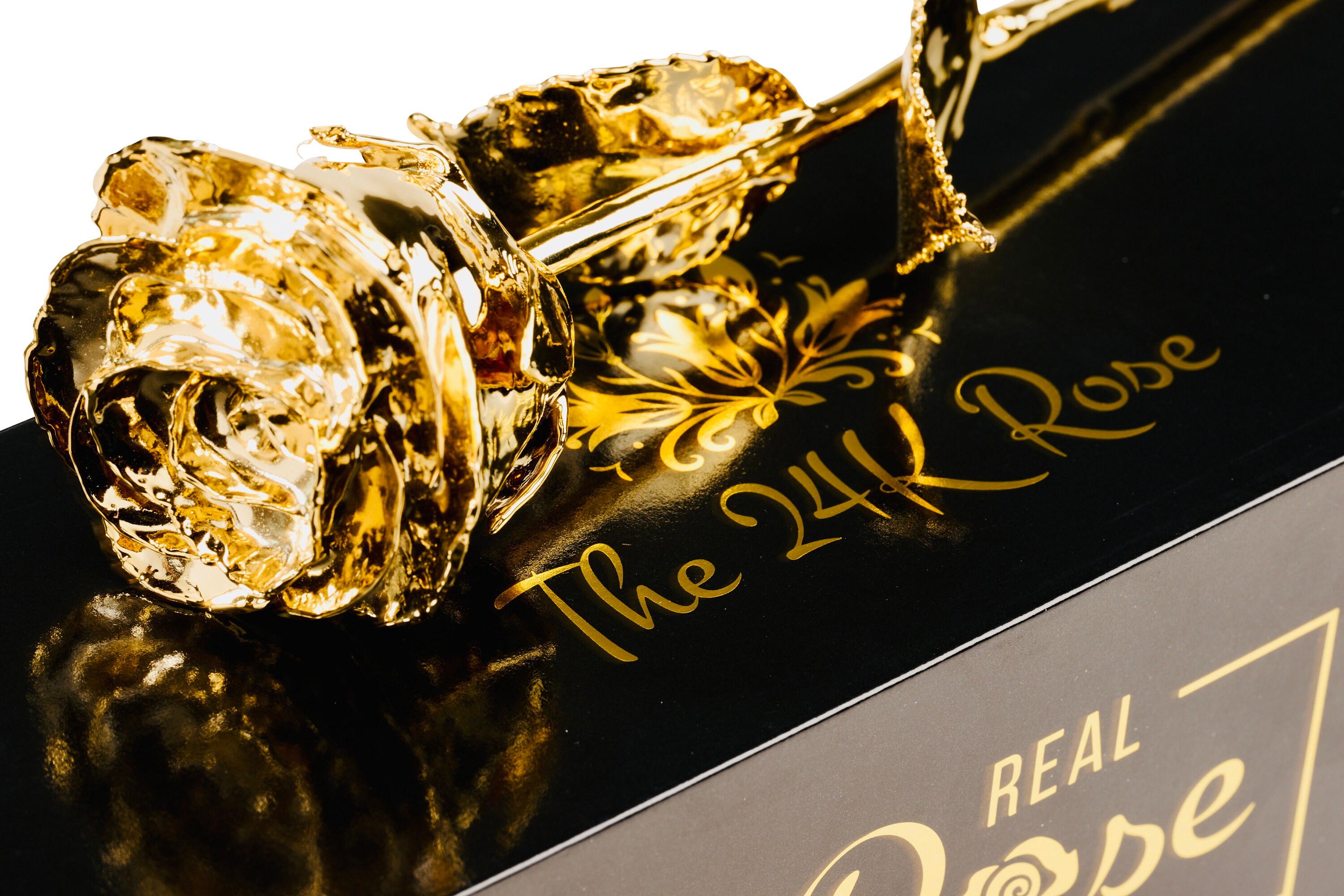 100% Real Rose, 24K Gold Dipped, 11.5, Anniversary, Wedding, Birthday ...