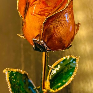 100% Real Rose, 24K Gold Plated, 11.5” Gift Box, Anniversary, Wedding ...