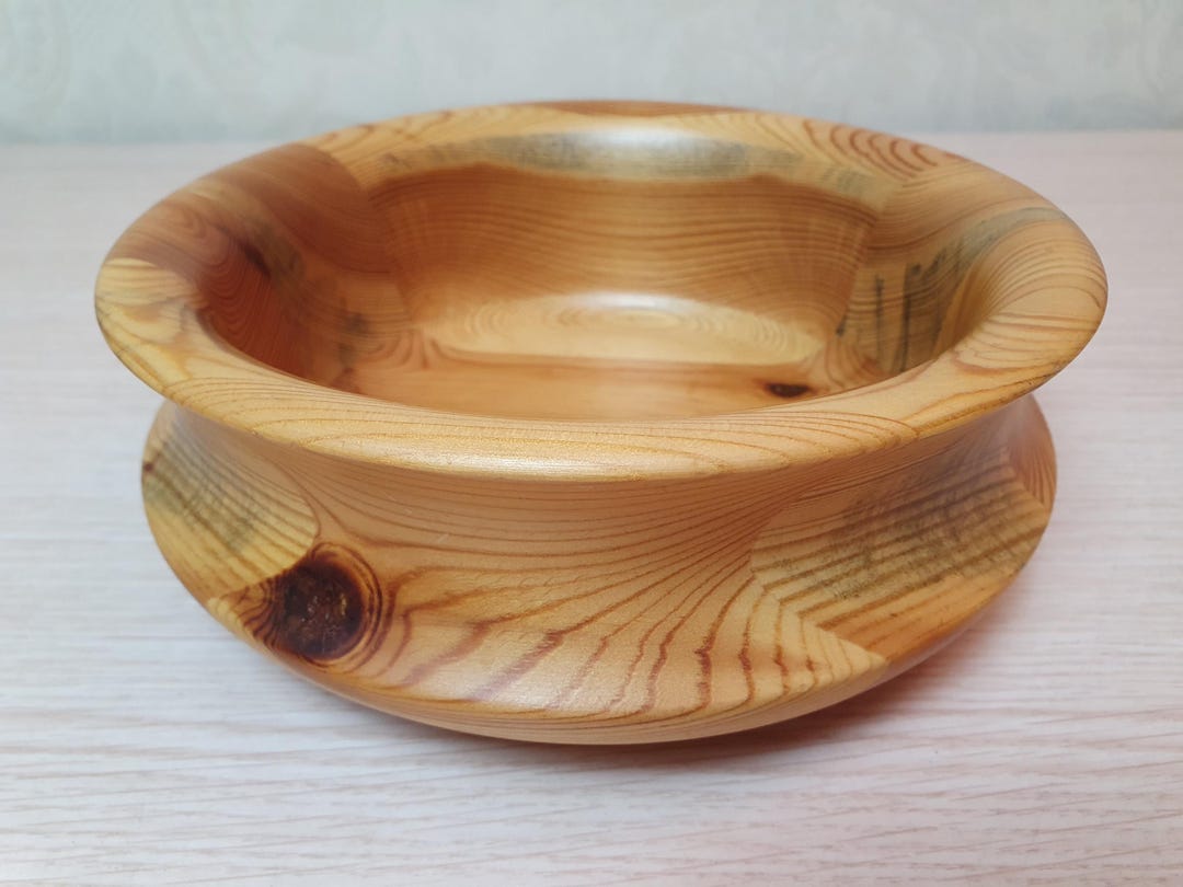 Stig Johnsson Smalandsslöjd Wooden Vintage Large Bowl, Handmade Swedish ...