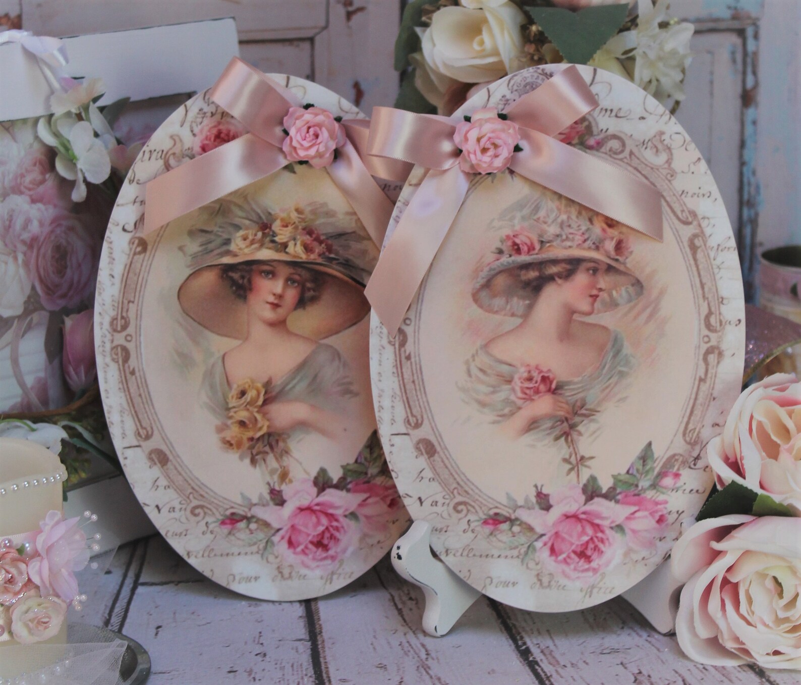 Shabby Chic Vintage French Country Cottage Style Wall/table Decor. Sign ...