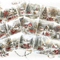 2333 Golden Santa A4 Rice Paper - Etsy