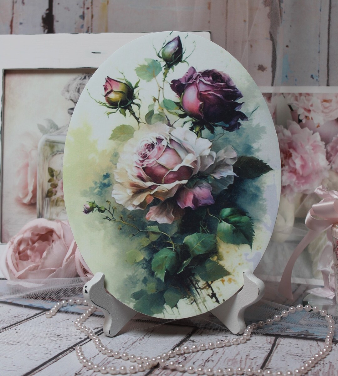 Shabby Chic Vintage French Country Cottage Style Wall/table/wreath ...