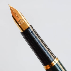 1970's GENIUS Vintage German Metal Fountain Pen, Old Luxury Fountain ...