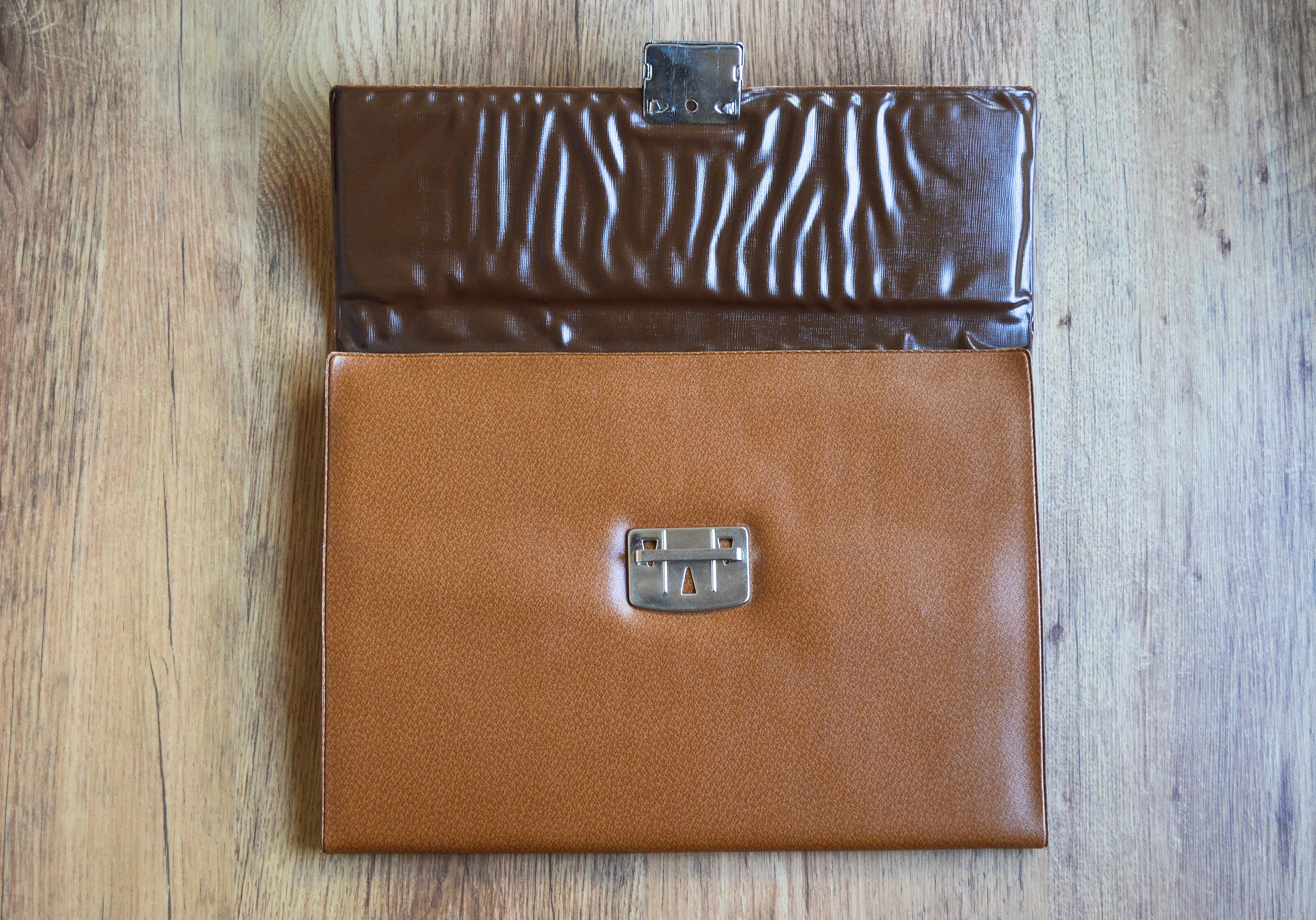 1960's Vintage Brown Portfolio Business Portfolio - Etsy