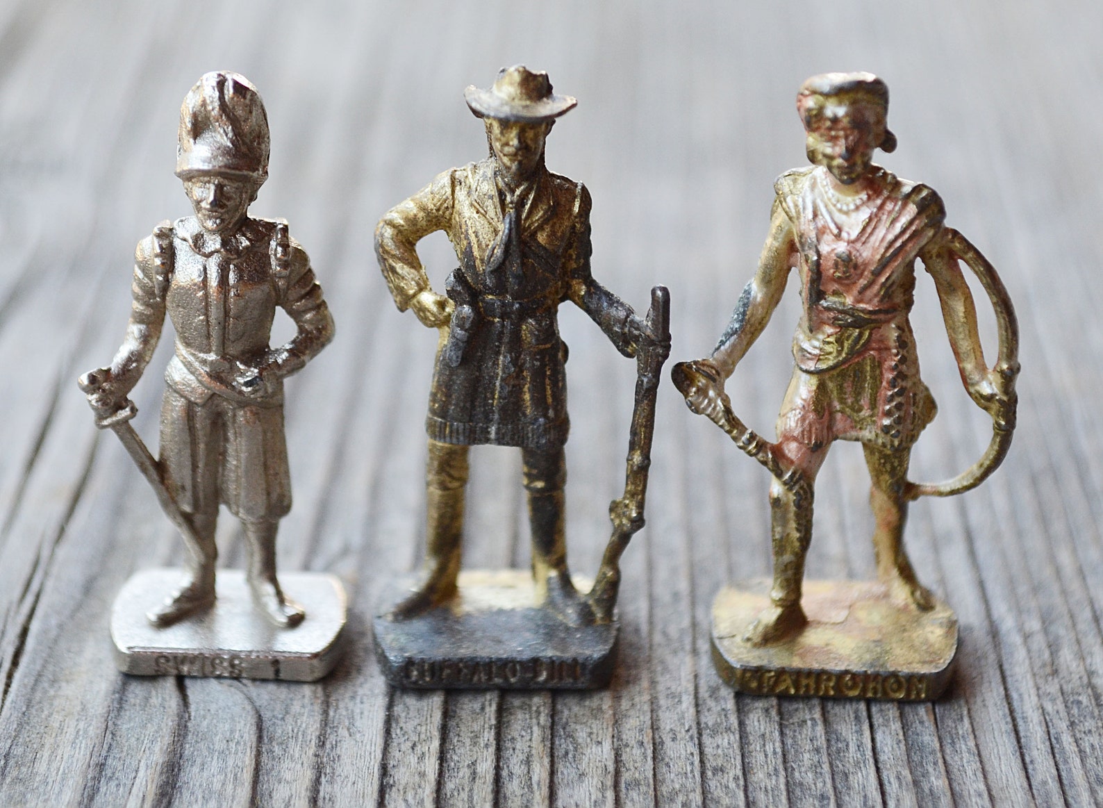 Vintage metal figures Kinder Surprise Metal small toy | Etsy