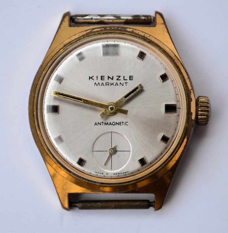 1960's KIENZLE MARKANT ANTIMAGNETIC Vintage Wristwatch, Working Mechanical Watch Kienzle, Retro ...
