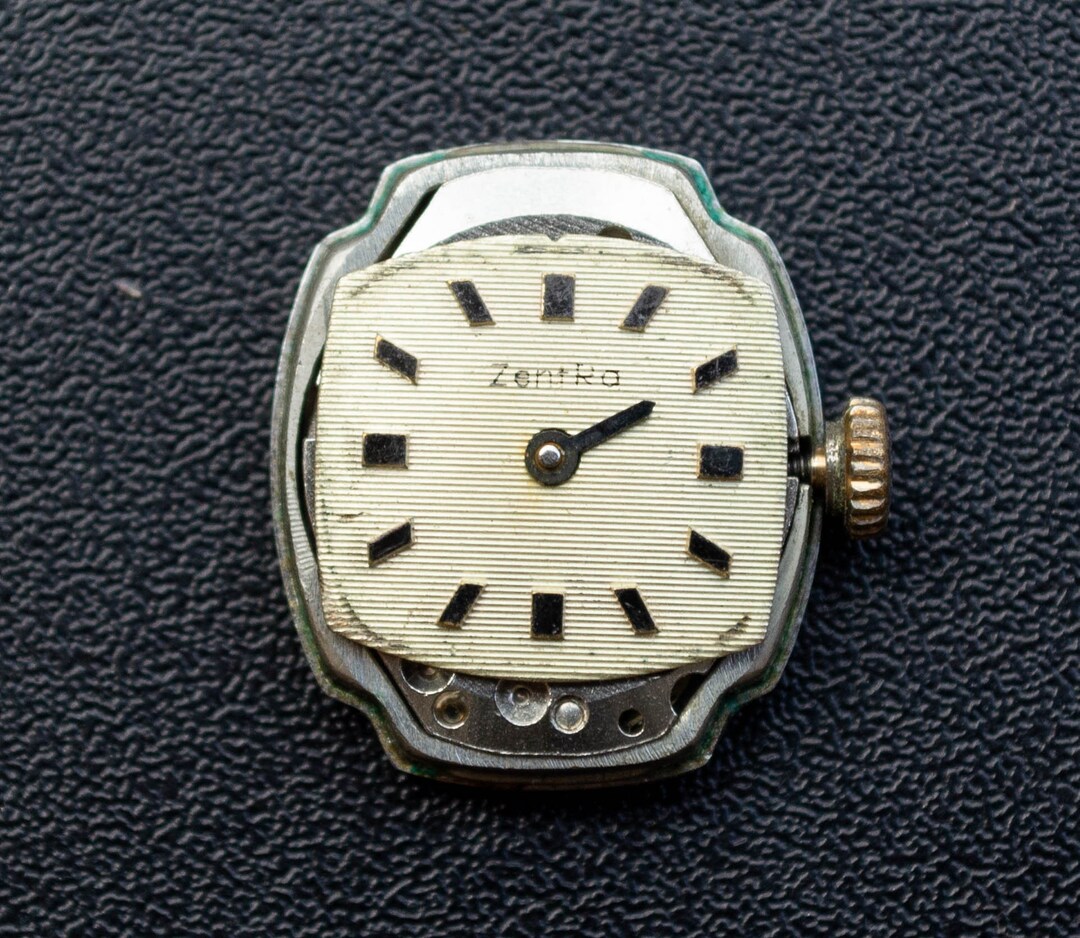 1950's ZENTRA Vintage German Movement, Retro Mechanism Zentra Made in ...