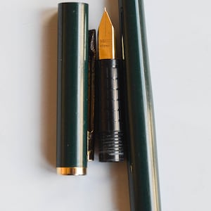 1970's GENIUS Vintage German Metal Fountain Pen, Old Luxury Fountain ...