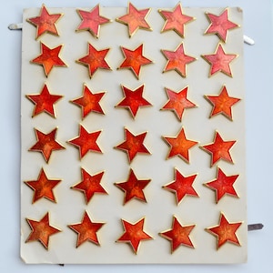 1970's Red Star Pin, Soviet Red Star Pin, Vintage Soviet Badge ...