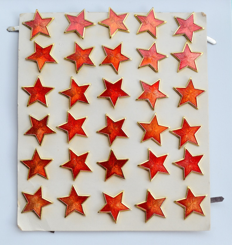 1970's Red Star Pin Soviet Red Star Pin Vintage Soviet | Etsy