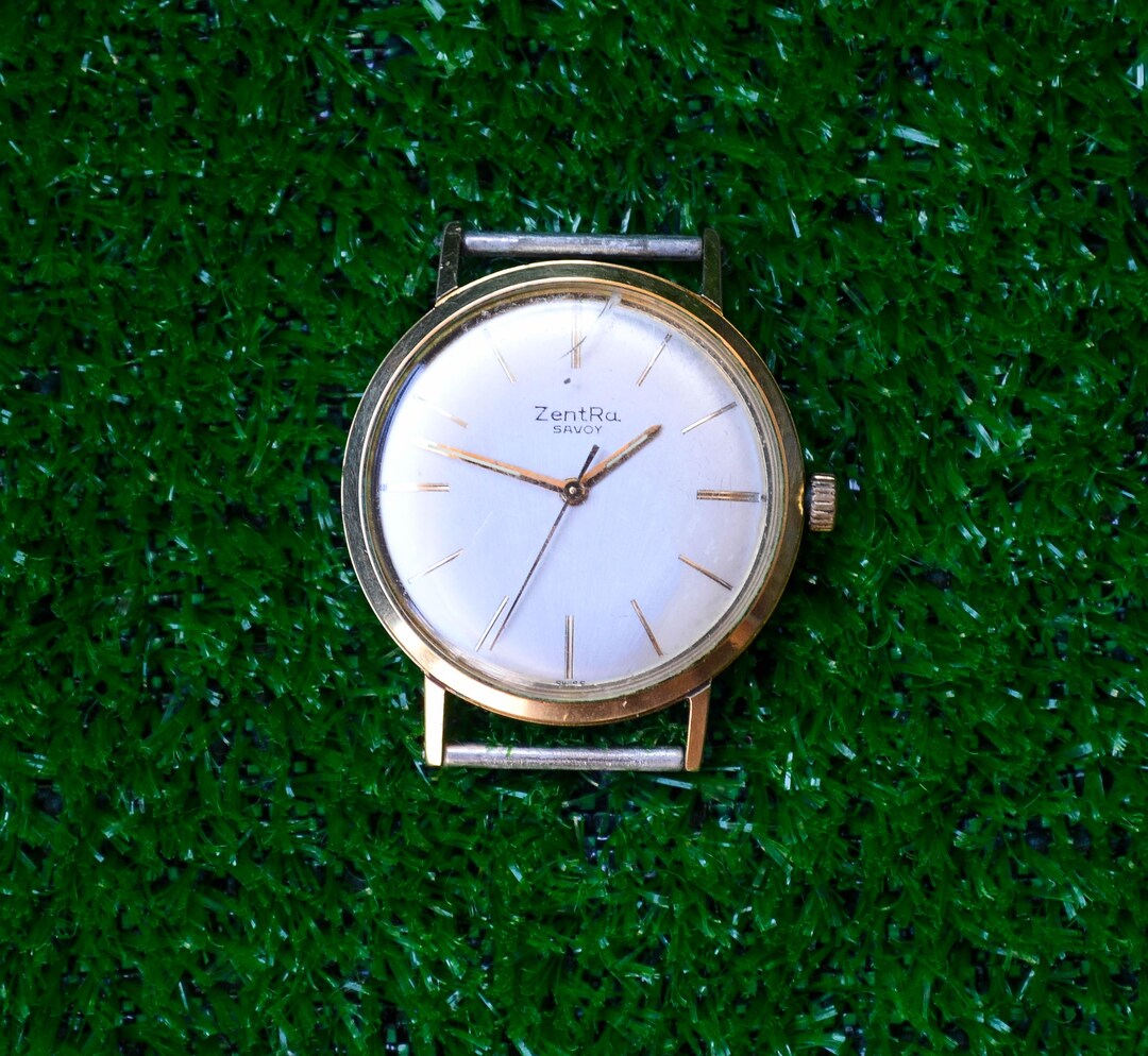 1970s Zentra Savoy Vintage Swiss Mechanical Wristwatch - Etsy