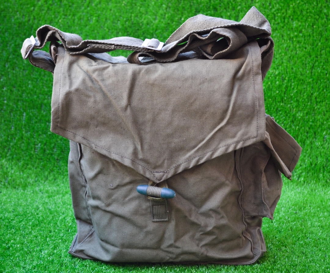 1970's Military Bag, Canvas Bag, Vintage Messenger Bag, Soviet Army Bag ...
