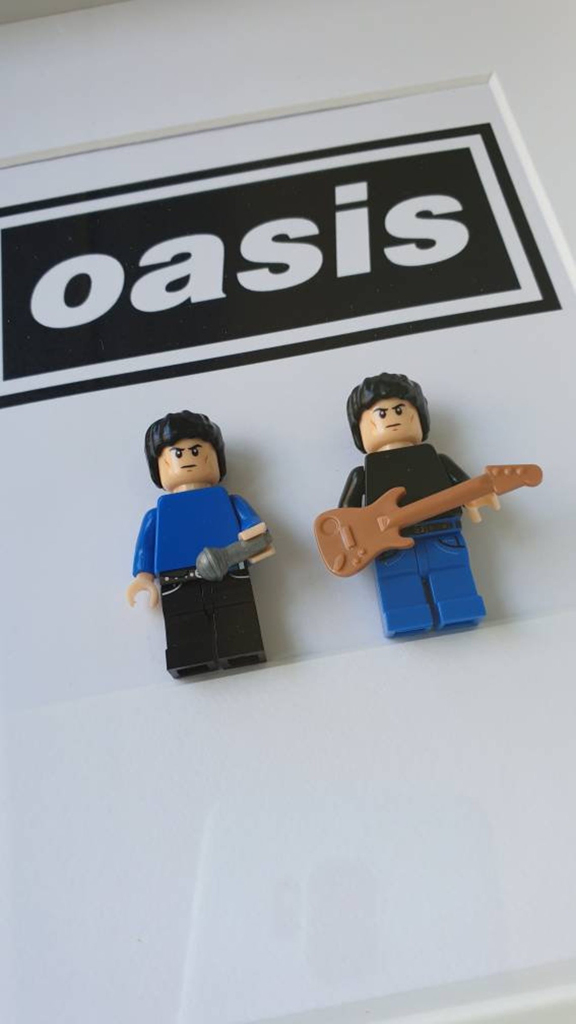 Oasis Minifigure Frame Liam Gallagher Noel Gallagher | Etsy
