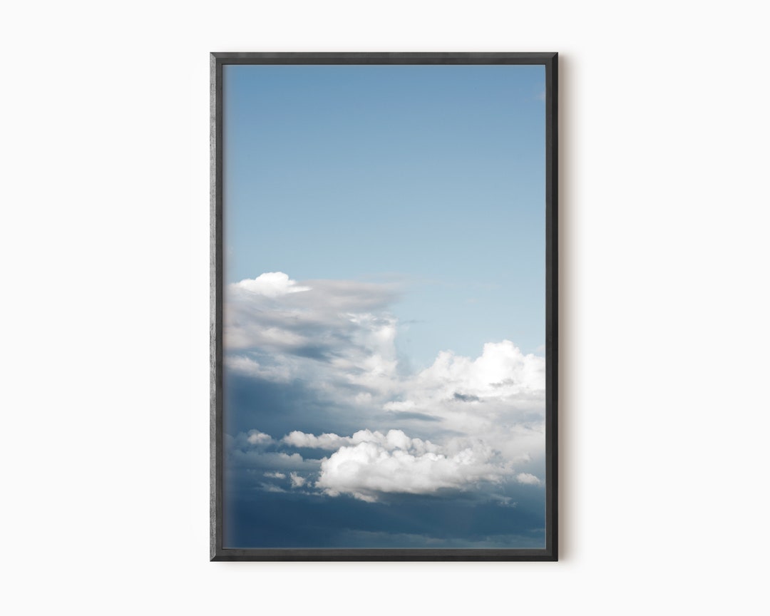 Clouds Art Print | Printable Blue Sky Photography DOWNLOAD #0498 - Etsy