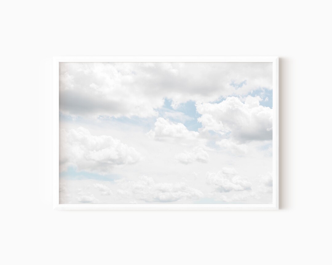 Cloud Print Digital Download | Sky Print | Printable Art #0657 - Etsy