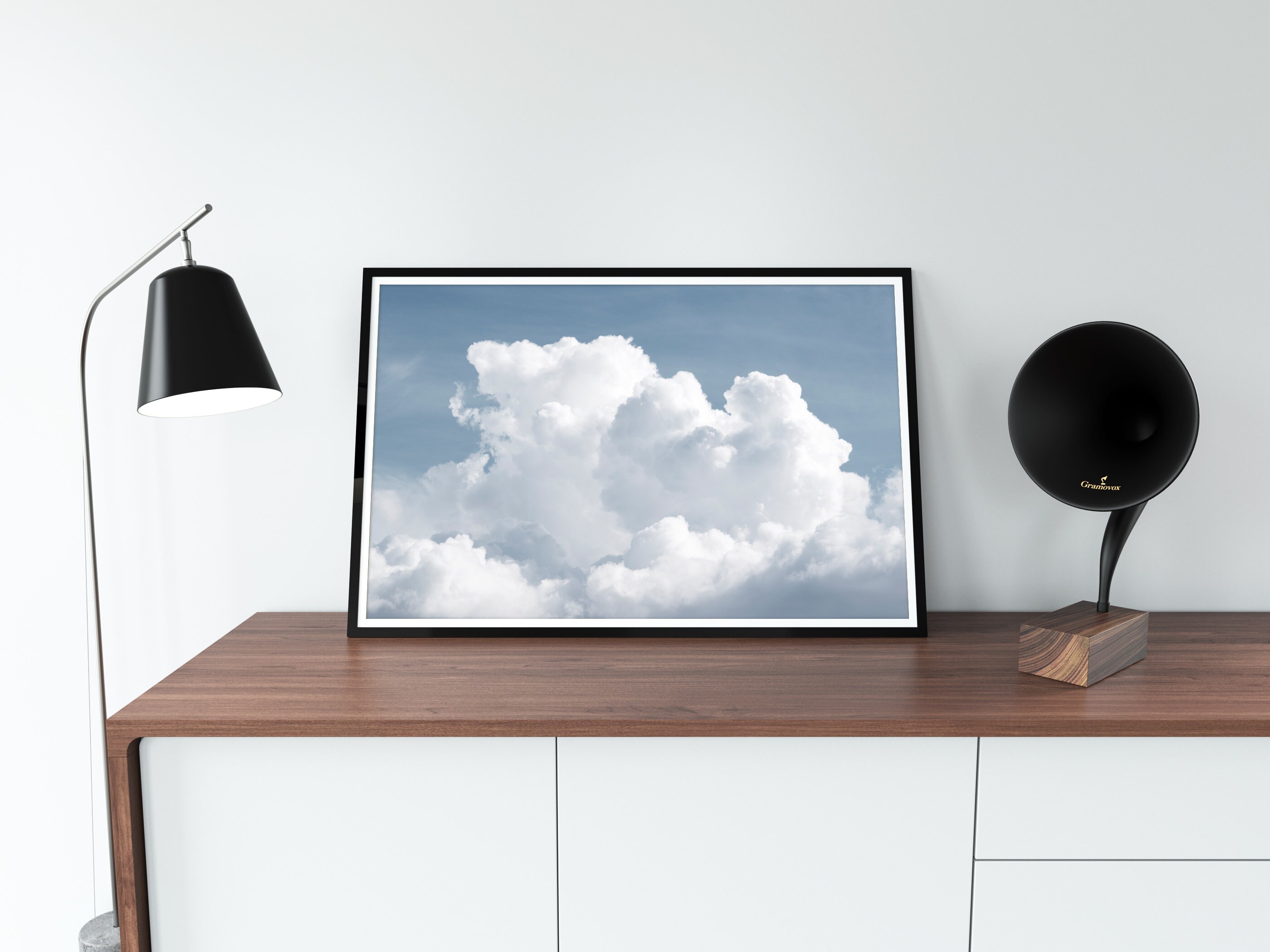 Cloud Art Print Light Blue Sky Photography Cloud Print | Etsy