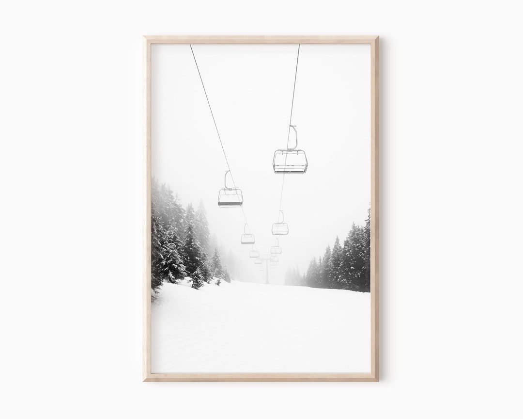 Printable Ski Art | Winter Wall Decor | Skiing Prints | Ski Prints ...