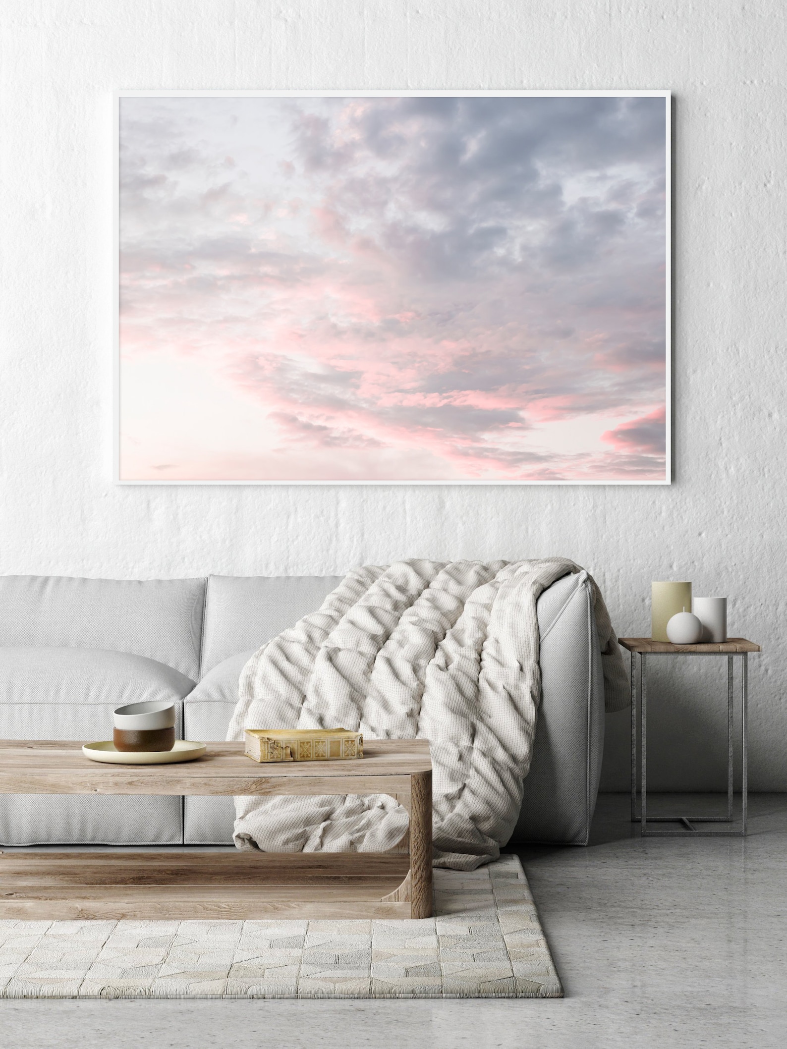 Pink Clouds Art Print | Printable Sky Photography #0724 - Etsy