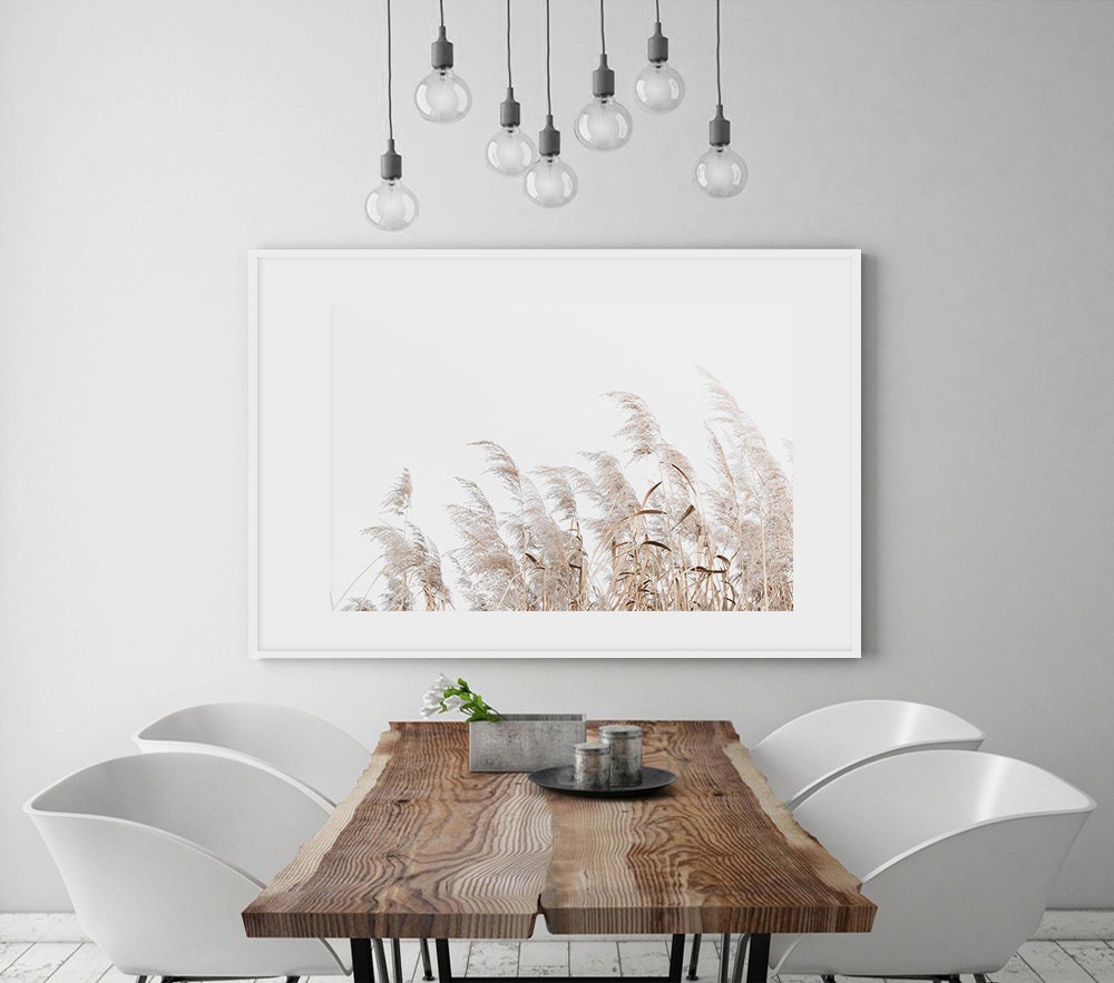 Beige Grass Print | Printable Farmhouse Art Print DOWNLOAD #0323 - Etsy