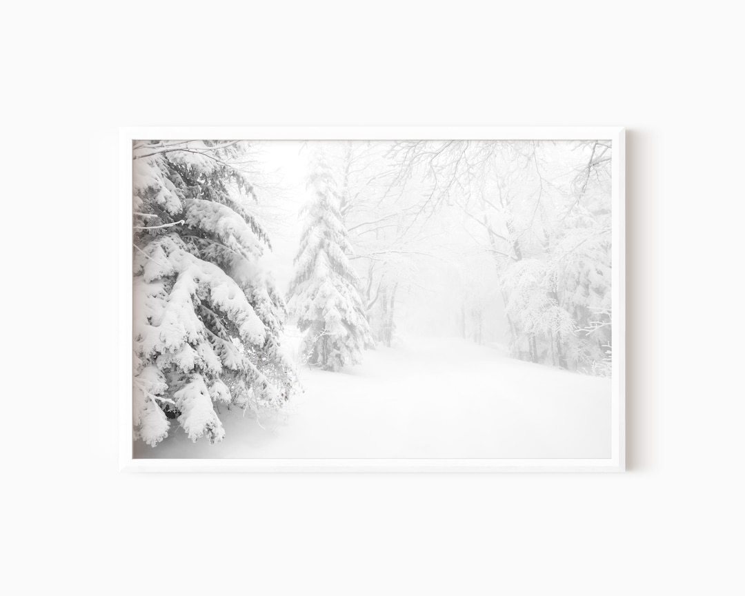 Winter Wonderland Print DOWNLOAD | Snowy Winter Print | Christmas ...