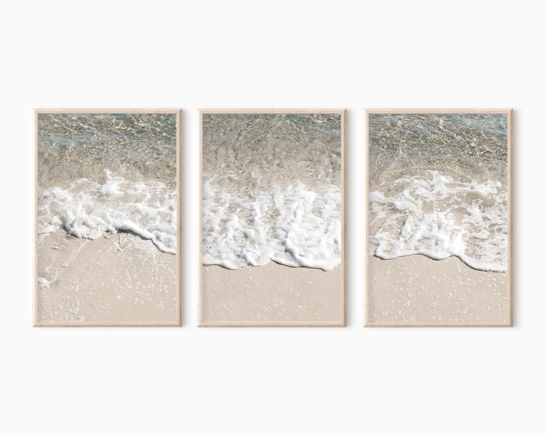 Strand Wellen Print 3er Set Druckbare Meeresfotografie - Etsy.de