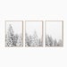 Snowy Winter Print DOWNLOAD Printable Winter Tree Poster Snowy Trees ...