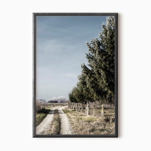 Country Road Print Downloadable Prints Nature Photography Farmhouse ...