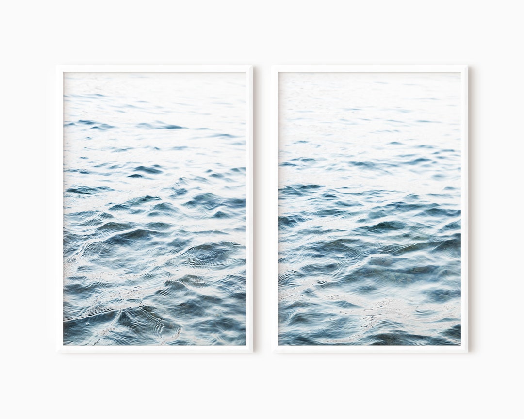 Ocean Print Set of 2 | Printable Blue Water Print DOWNLOAD #0781 - Etsy