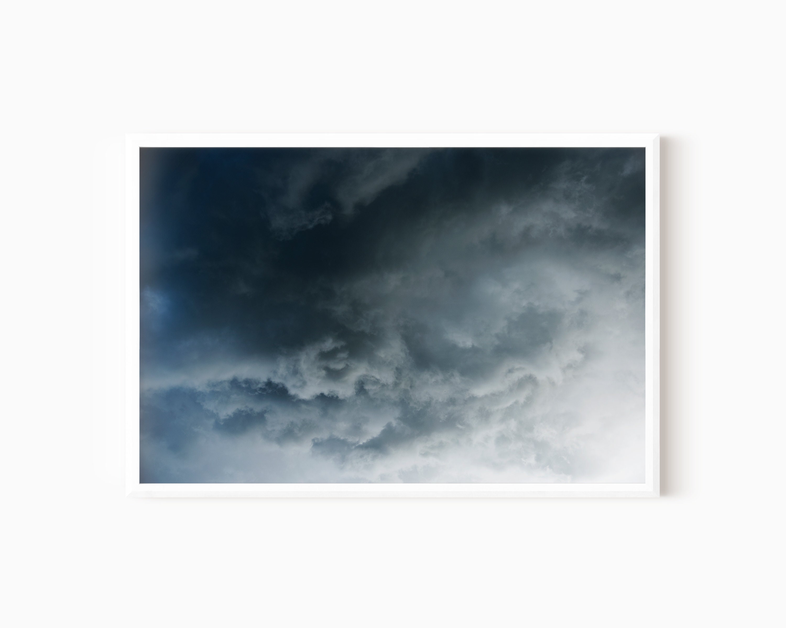Sky Photography | Navy Blue Storm Cloud Print | Printable Nature Art ...