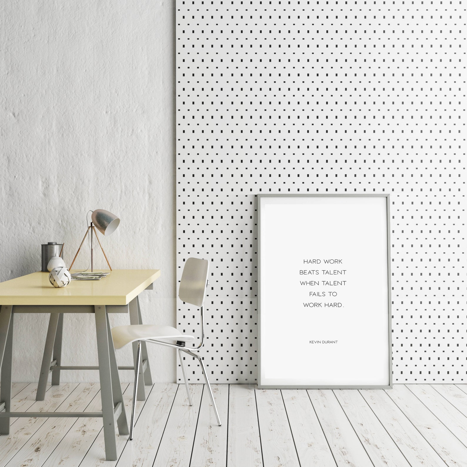 Hard Work Print | Motivational Print | Printable Office Decor | Digital ...