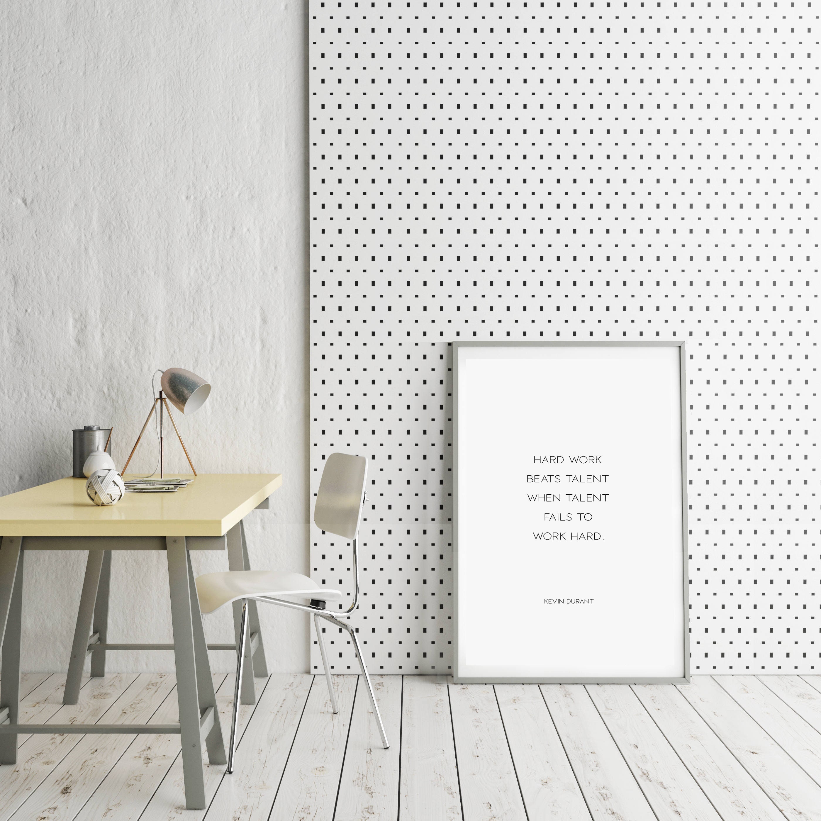 Hard Work Print | Motivational Print | Printable Office Decor | Digital ...