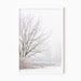 Tree Print Winter Landscape Christmas Decor Printable Wall Art Snowy ...