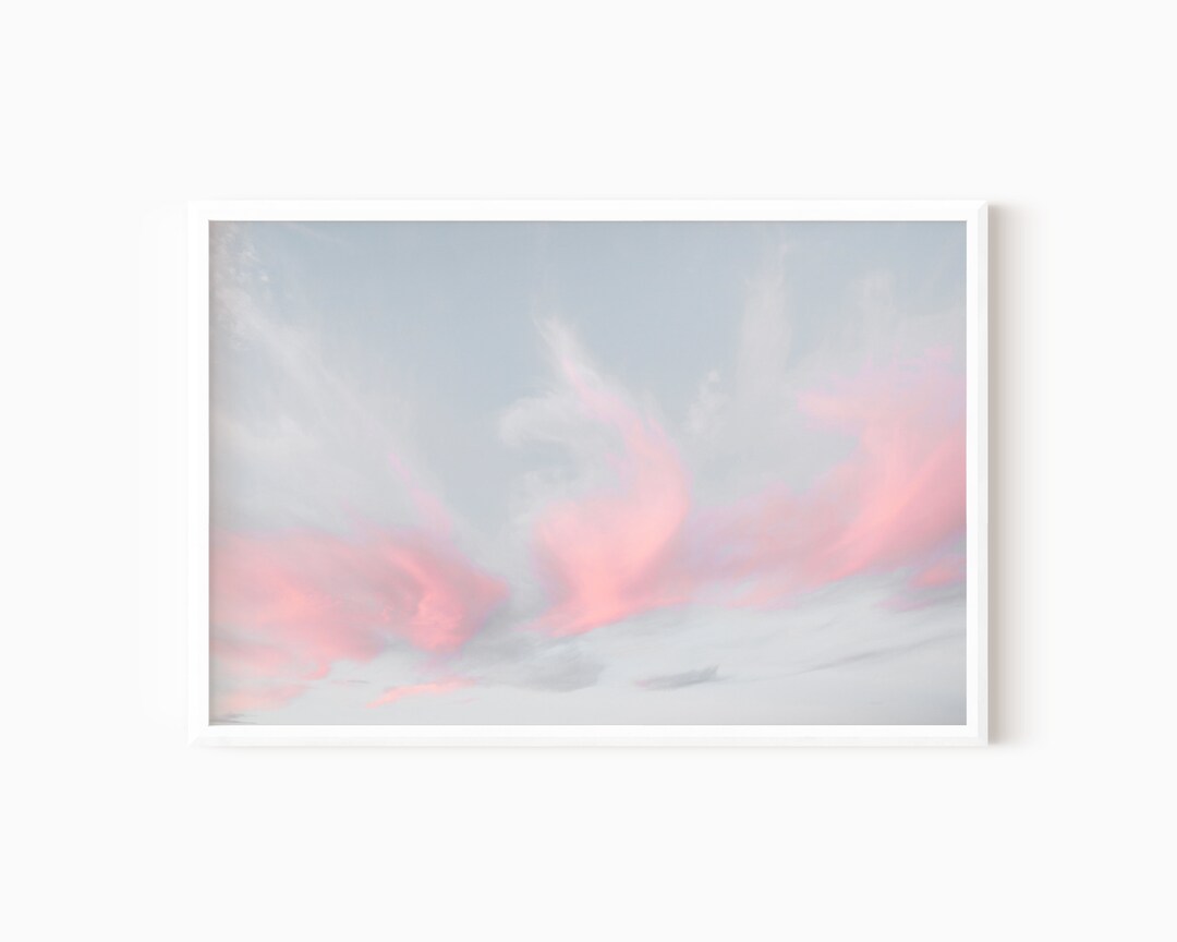 Pink Clouds Art Print | Printable Sunset Photography DOWNLOAD #0385 - Etsy