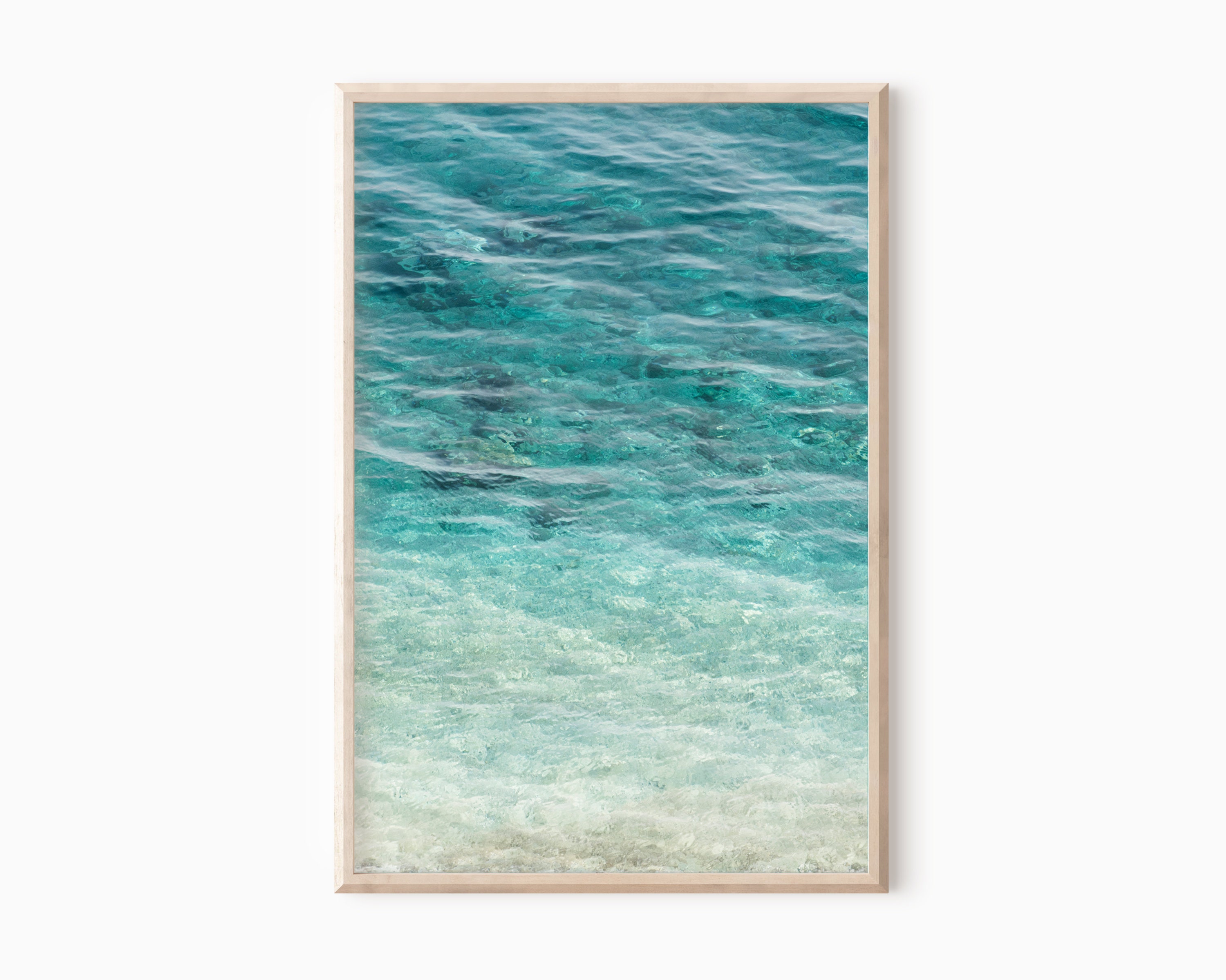 Turquoise Water Ocean Print | Digital Sea Photography Printable ...