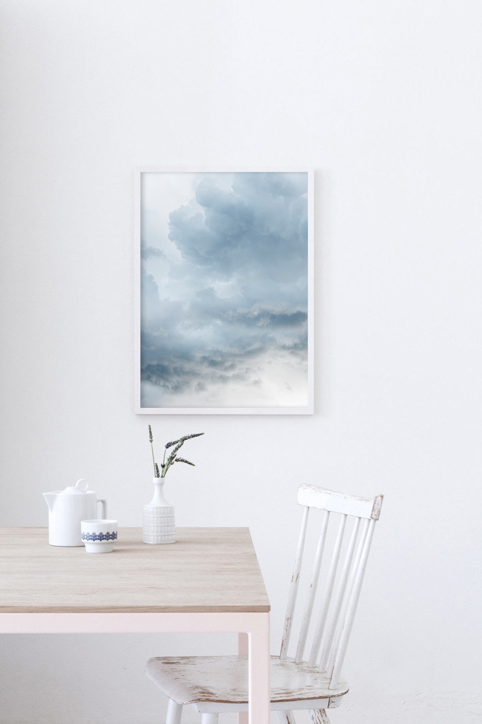 Blue Cloud Print Printable Nature Photography DOWNLOAD 0046 - Etsy