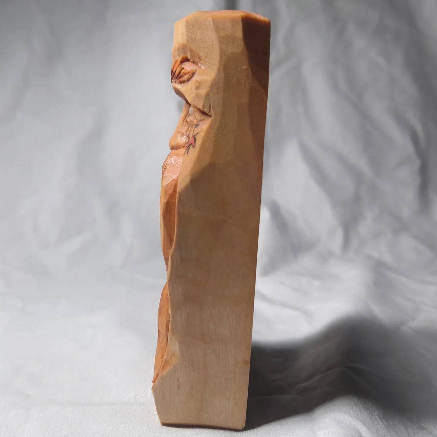 Anglo Saxon Wood Spirit Wood Figure Hand Carved, Desk Accessory ...