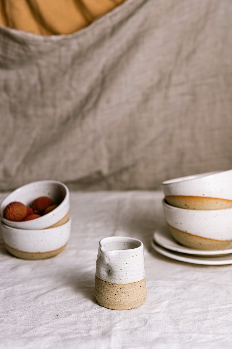 Ceramic Creamer Jug: Handmade Milk Pourer (100ml) - Etsy Canada