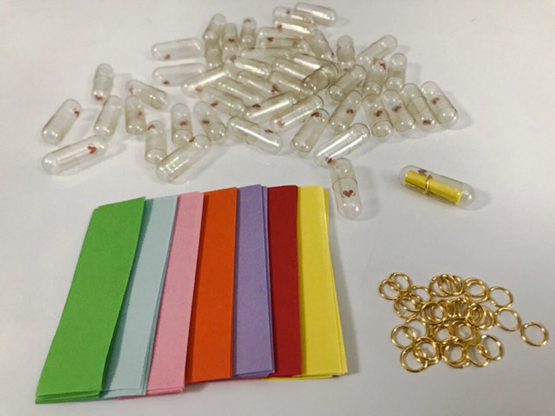 24 Mini Message Capsules DIY - Etsy