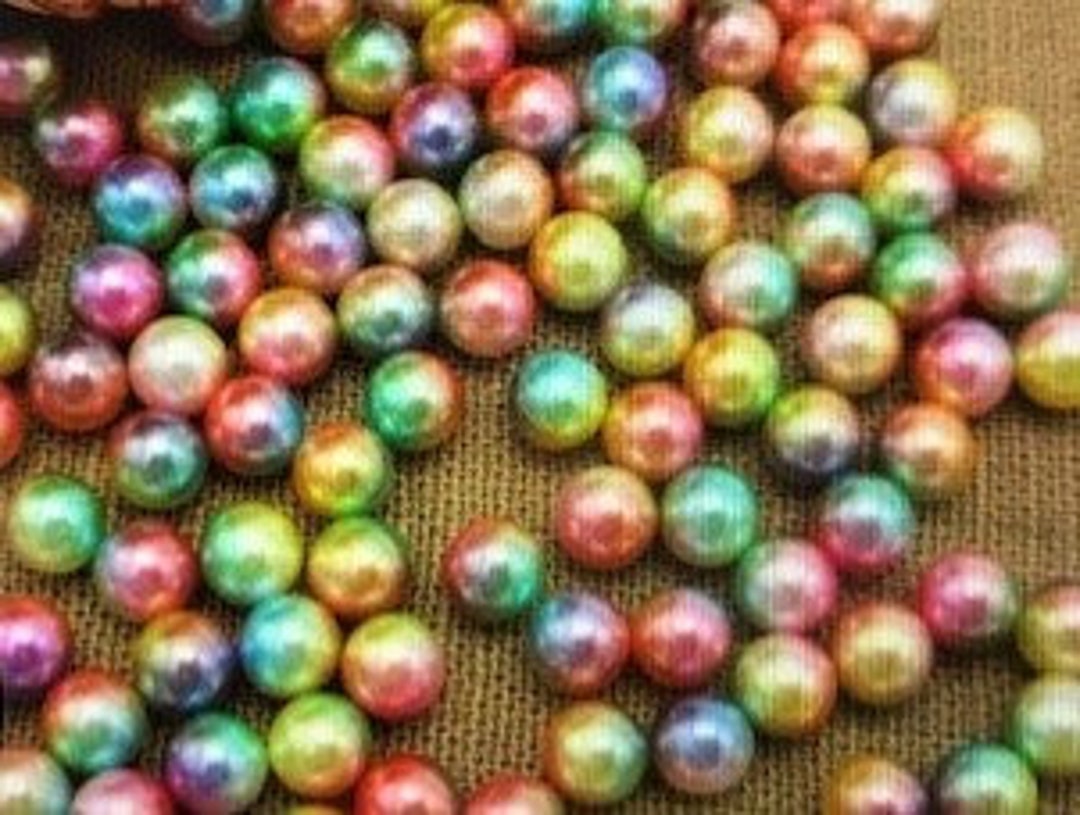 100 No Hole Beads - 3/4/6 Mm - Etsy
