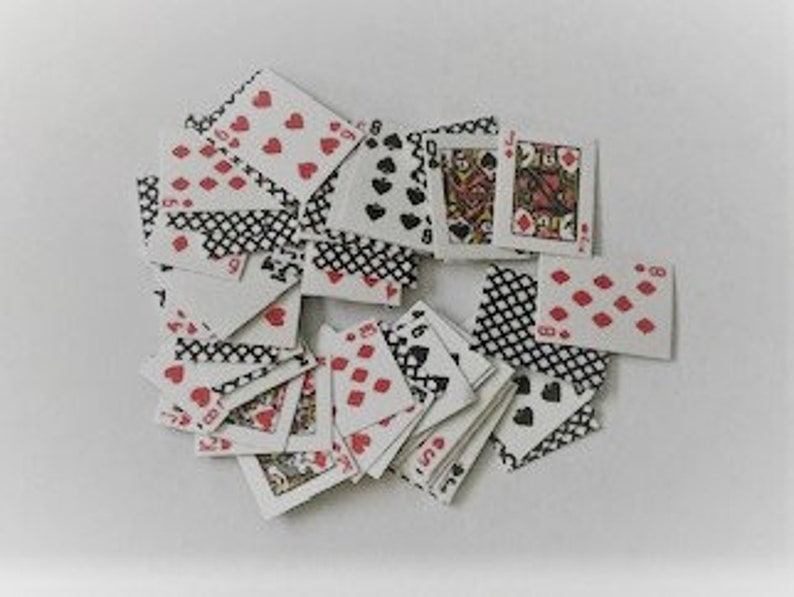 Deck of Miniature Cards - Etsy