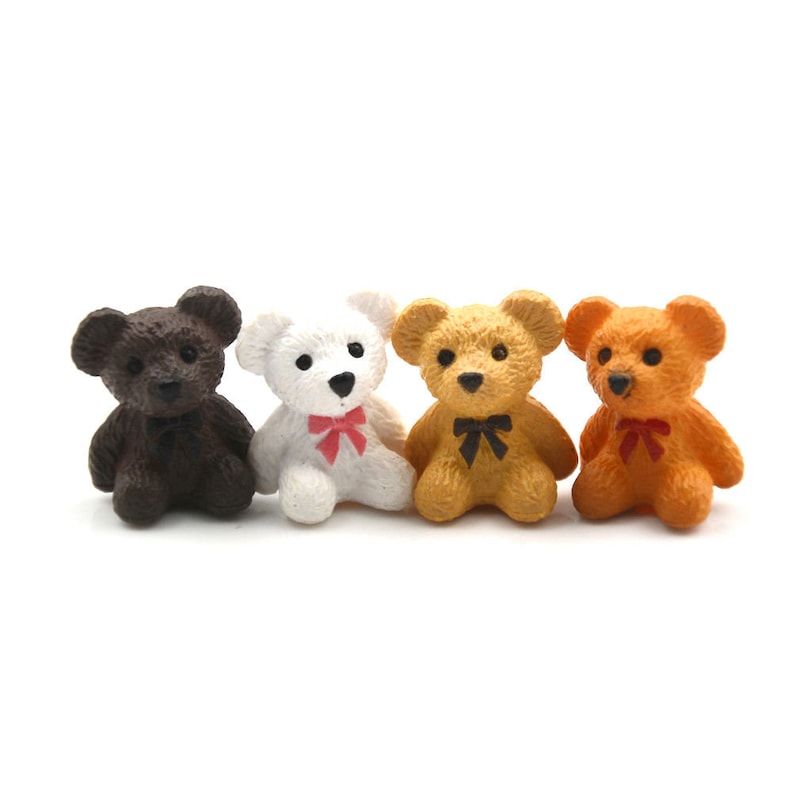 4 Miniature Teddies | Etsy
