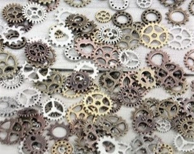 Jar of Real Watch Parts, Steampunk Gears Decoration 1:12 Dollhouse ...