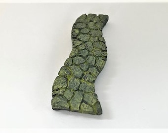 Cobblestone Curved Path, Fairy Garden Path, Mini Path, Miniature Stone ...