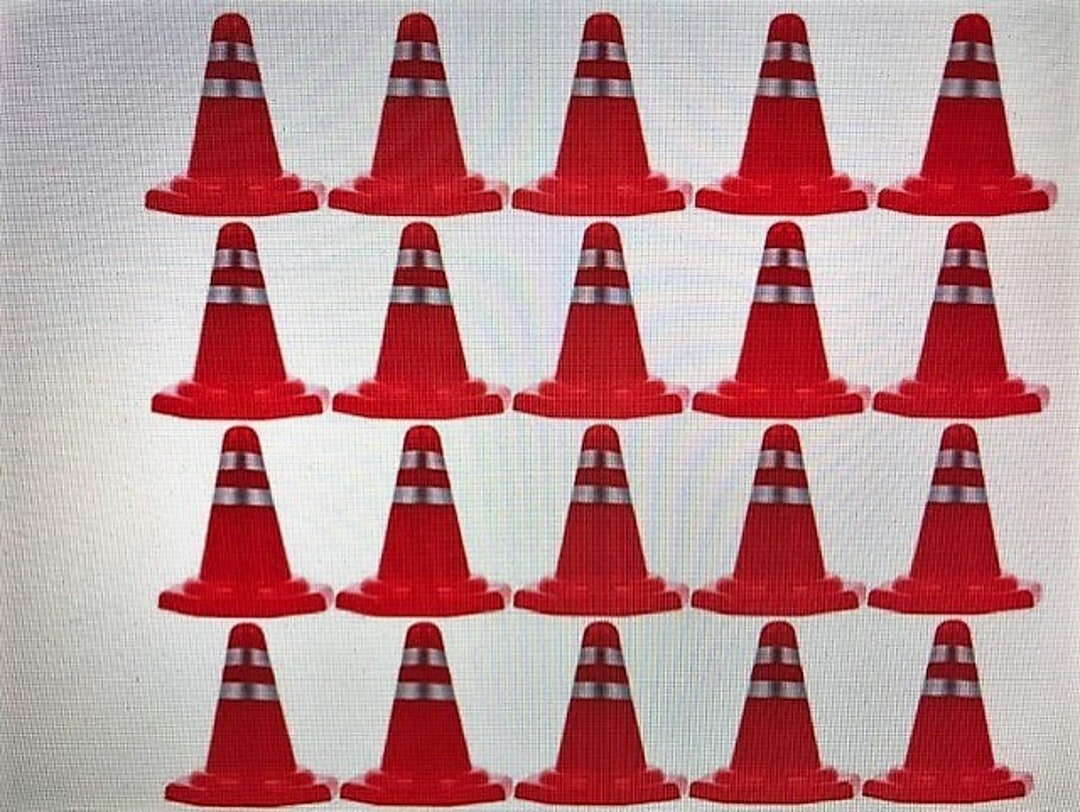 Mini Road Block Cones 12 or 24 - Etsy