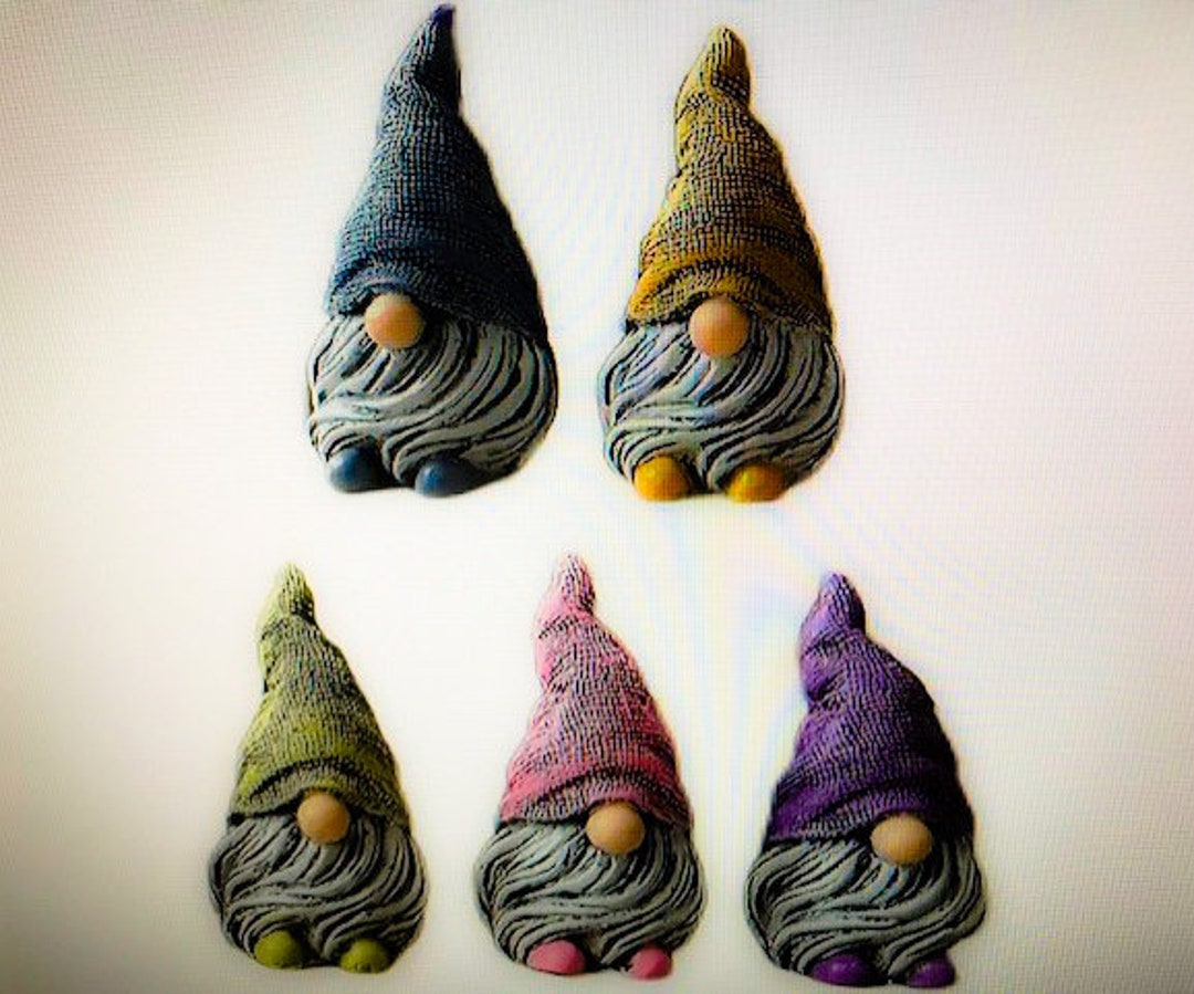 2 Mini Gnomes -- Random Colors - Etsy