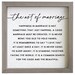 The Art of Marriage Marriage Definiton Print Rustic Wood Frame Sign Two ...